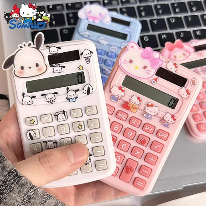 Cute Cartoon Calculator for Students Mini Portable 8-Digit Display Math ...