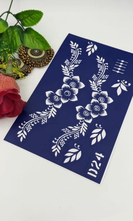 Mehndi sticker Mehndi stencil Mehndi design 58 | Daraz.pk