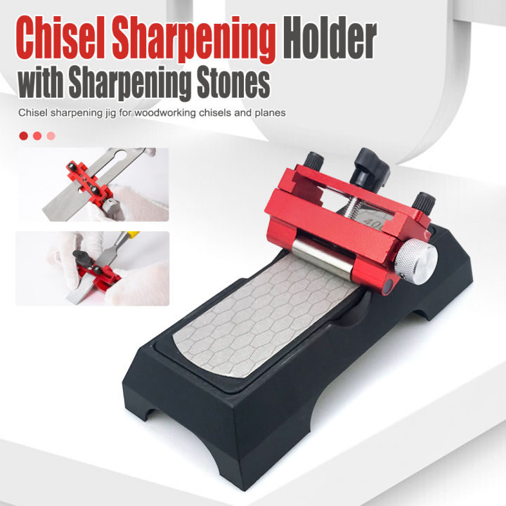 Professional Knife Sharpening Jig & Honing Guide - Angle Adjustable ...