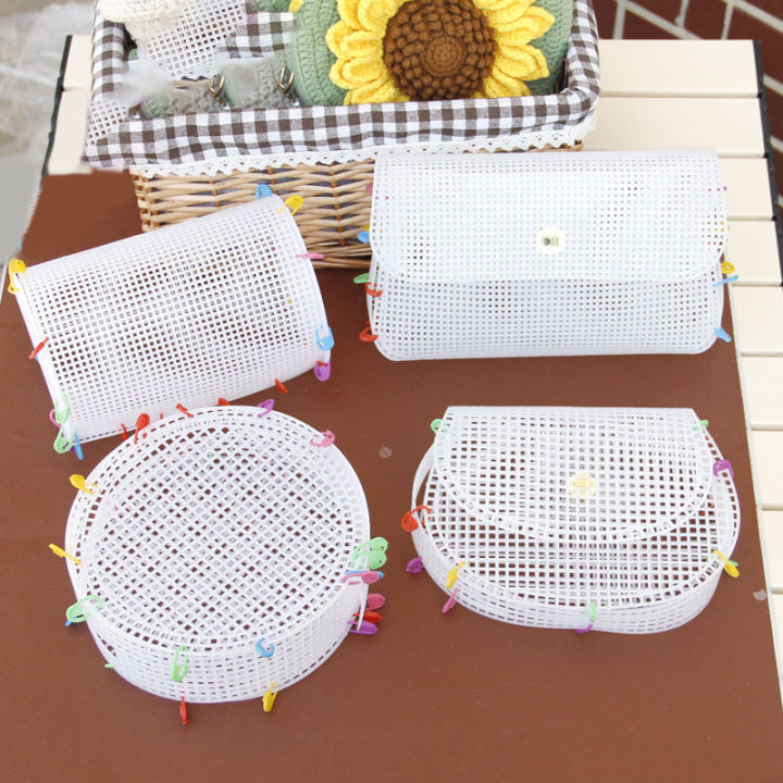 Auxiliary Weaving Plastic Mesh Kit Weaving Shoulder Bag Plastic Mesh ...