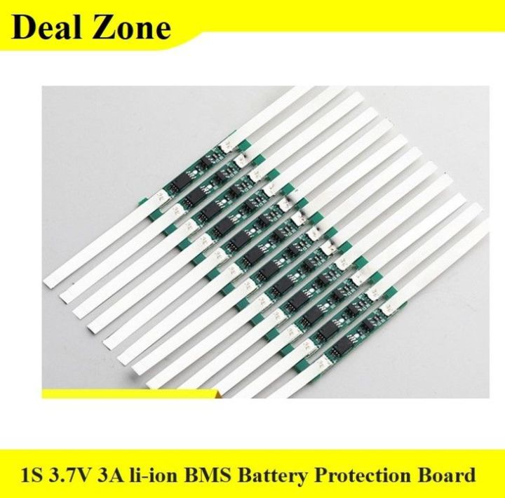 1S 3.7V 2.5A Lithium Battery Protection Module BMS PCM PCB Polymer Over ...