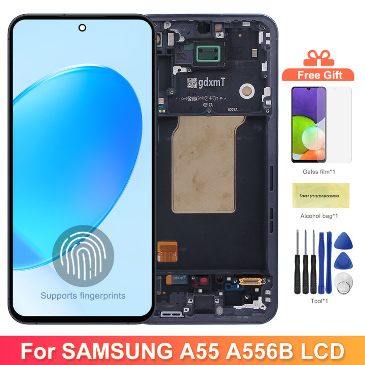AMOLED A55 A556B A556B/DS Screen Assembly for Samsung Galaxy A55 LCD ...