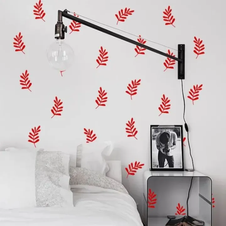 Beautiful leaves wall decals, Leaves stickers, Autumn wall decals ( 12 ...