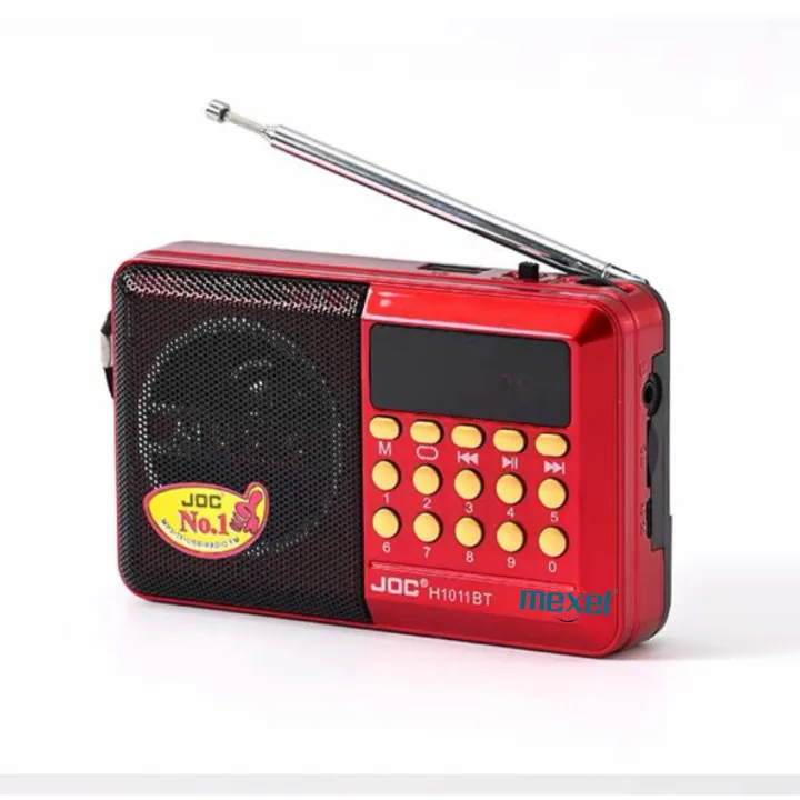 JOC Radio Bluetooth with Rechargeable Batteries and USB cable Ultra ...