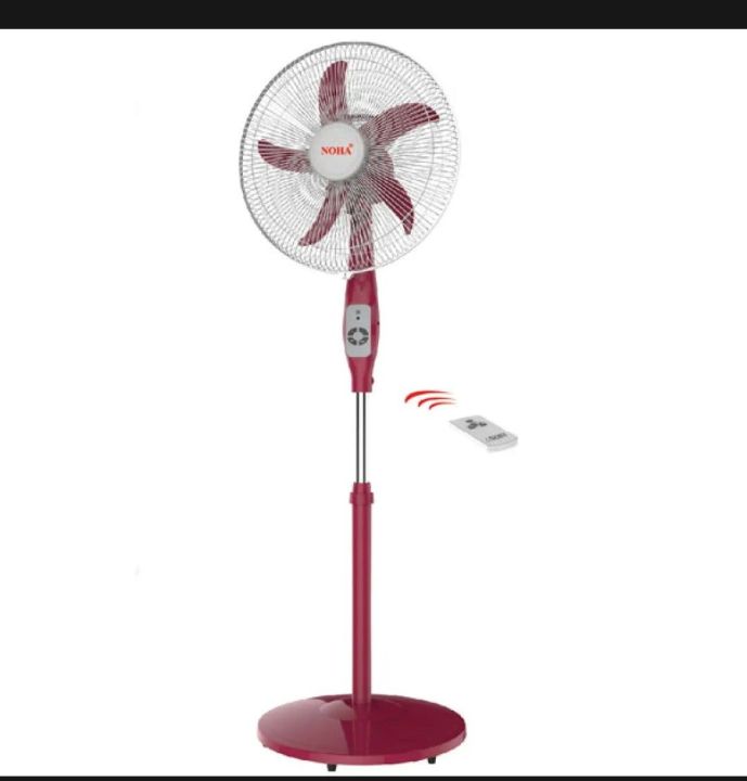 Noha 16" Solar full stand fan DC 12v (with remote control) | Daraz.com.bd