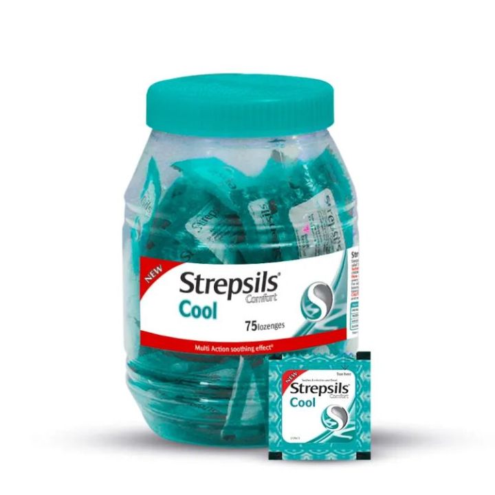 Strepsils Cool 75 LozengesStrepsils 75 Pcs Box pack | Daraz.pk