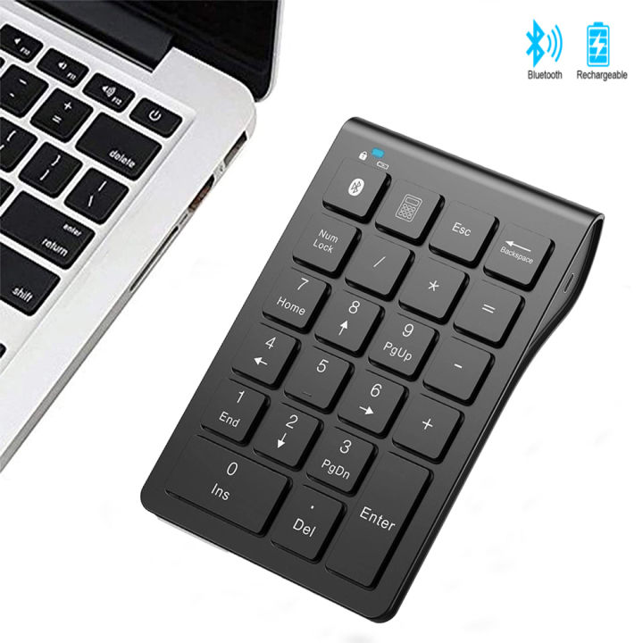 SeenDa Rechargeable Wireless Numeric Keypad Bluetooth Number Pad Slim ... SeenDa Rechargeable Wireless Numeric Keypad Bluetooth Number Pad Slim ...