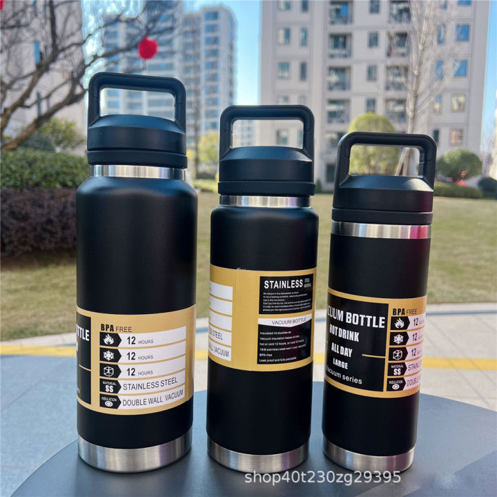 800ml 1100ml Large Capacity Water Bottle Stainless Steel Thermos Vacuum ...
