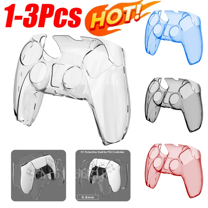 Clear Hard Case Protective Cover for PS5 DualSense Skin Shell Ultra ...