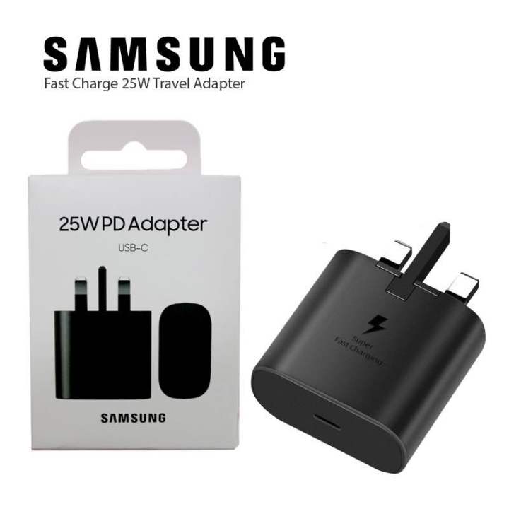 SAMSUNG 25W PD Adapter USB-C Travel Adapter Super Fast Charging For A05 ...