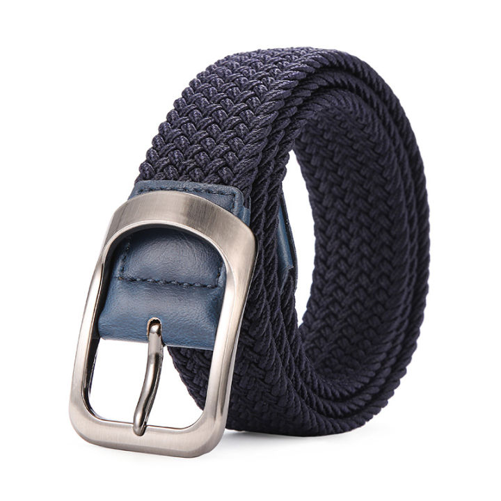 Elastic Stretch Woven Braided Canvas Belt Golf Belt for Women Men Pants ...