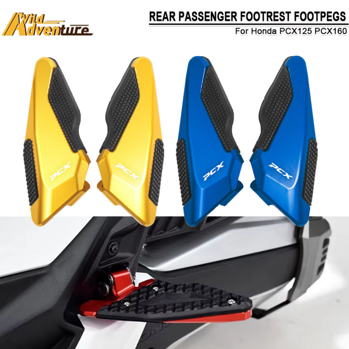 PCX125 PCX160 Motorcycle Rear Passenger Footrest Footpegs Rest Pegs ...