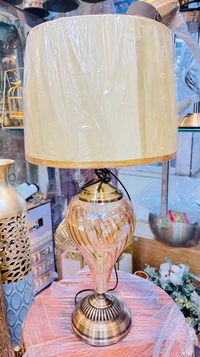 Pack of 2 piece Crystal table lamp big saiz | Daraz.pk