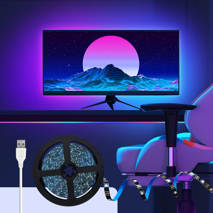 Immersive PC Background RGBIC LED Strips Monitor Screen Color ,USB Sync ...