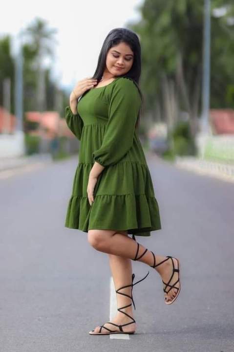 beutifull plane short frock | Daraz.lk