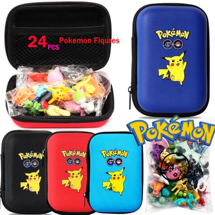 Pokemoned Figures Toy Set 24pcs 1 Bag 2-3cm Bulk Anime Mini Doll Lot ...