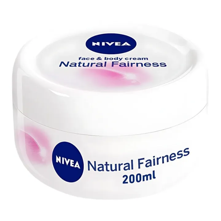 Nivea Natural Fairness & face body cream 200ml | Daraz.pk