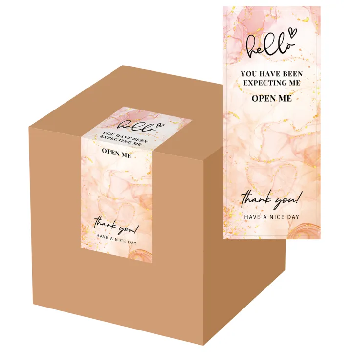 50pcs/pack Adhesive Sealing Labels Decorative Stickers for Gift Box ...