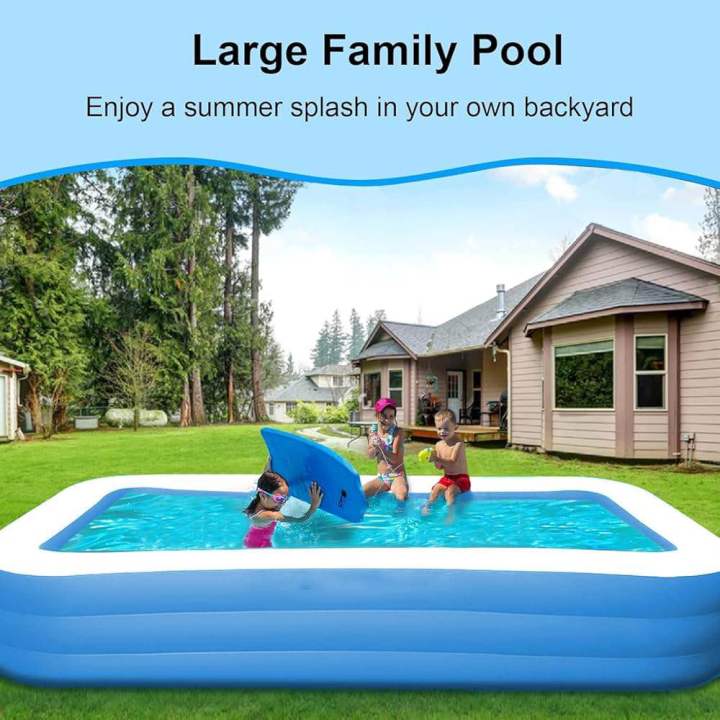 Inflatable Swimming Pools7, Family Full-Sized Inflatable Pools( 305cmL ...
