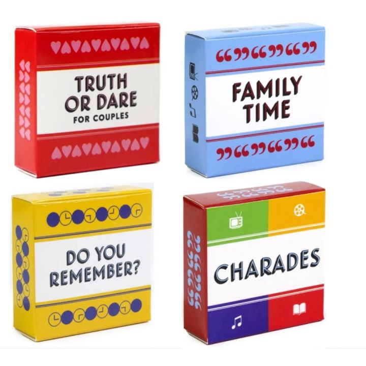 The Mini Size Truth Or Dare For Couples Drinking Cards English Charades ...