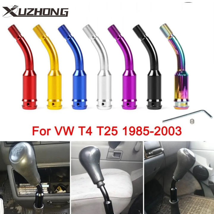 Black Gear Shift Shifter Stick Lever 5" Bend Bent Shift Knob Extender ...