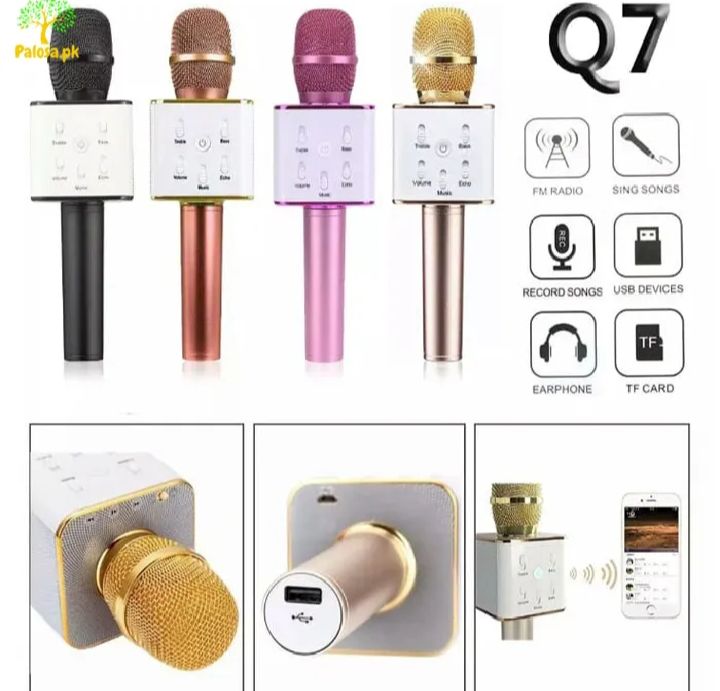 MP3 And Bluetooth Mic Microphone Wireless Good Sound And Quality MP3 ...