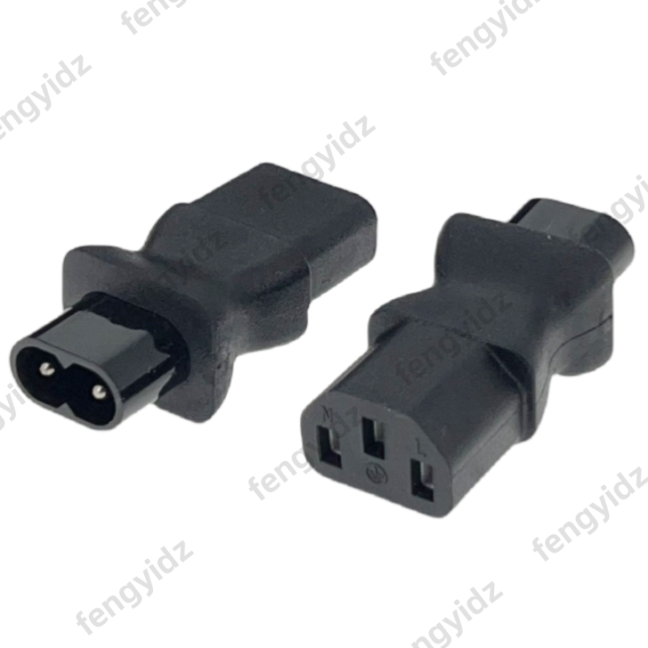 C8 -C13 C13 IEC 320 C13 to C8 AC Power Adapter IEC 3Pole Female to C8 ...