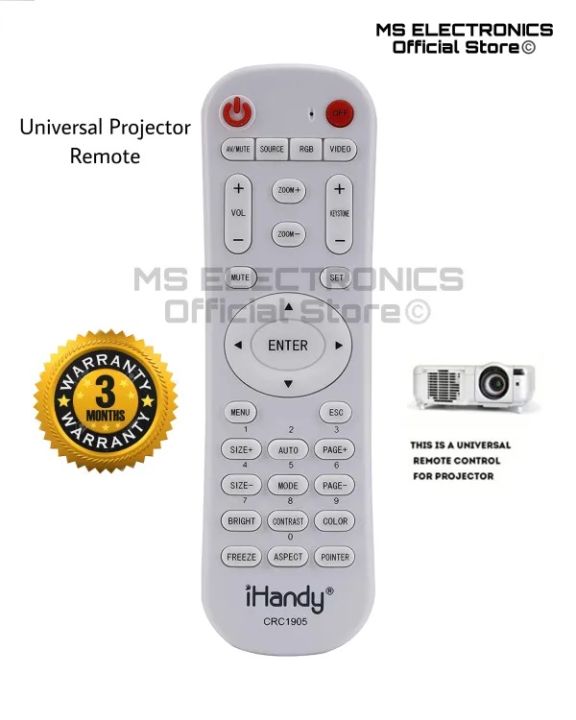 Universal Multi Projector Remote Controller | Daraz.lk