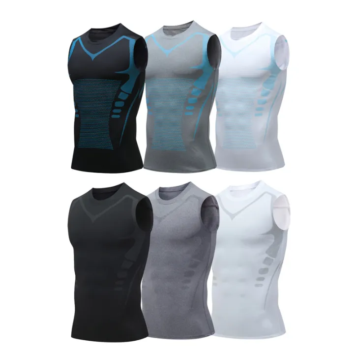 Mans Compression Tank Top Men Gym Shirt Sleeveless Quick Dry Sportswear ...