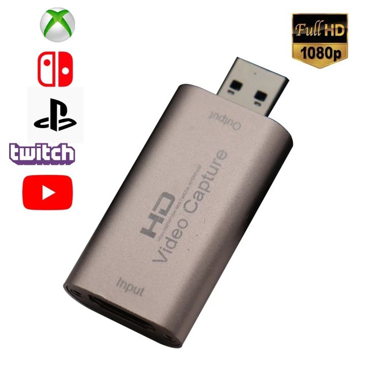 4K HDMI-compatible Video Capture Card USB 3.0 USB2.0 Grabber Recorder ...