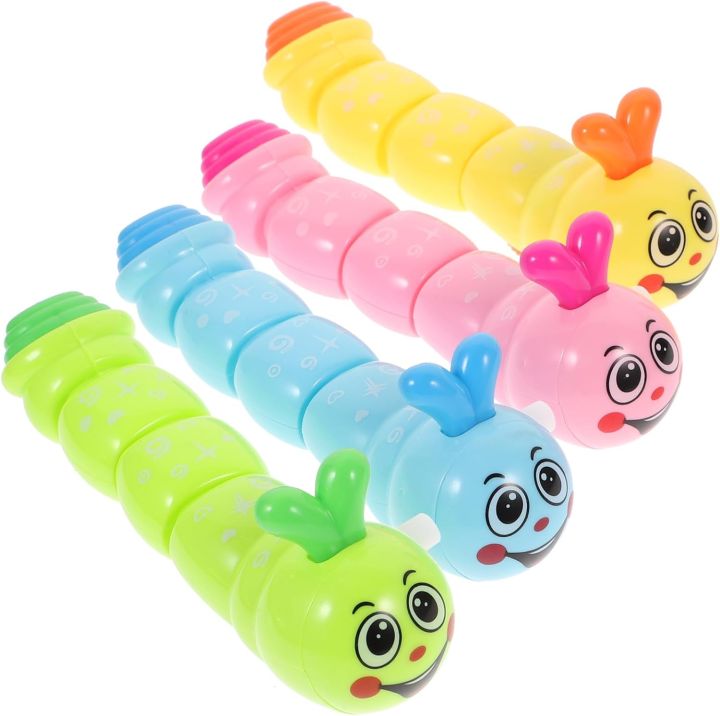 1pc Cute Wind Up Clockwork Caterpillar Toy for Cat Clockwork Pet Toy ...