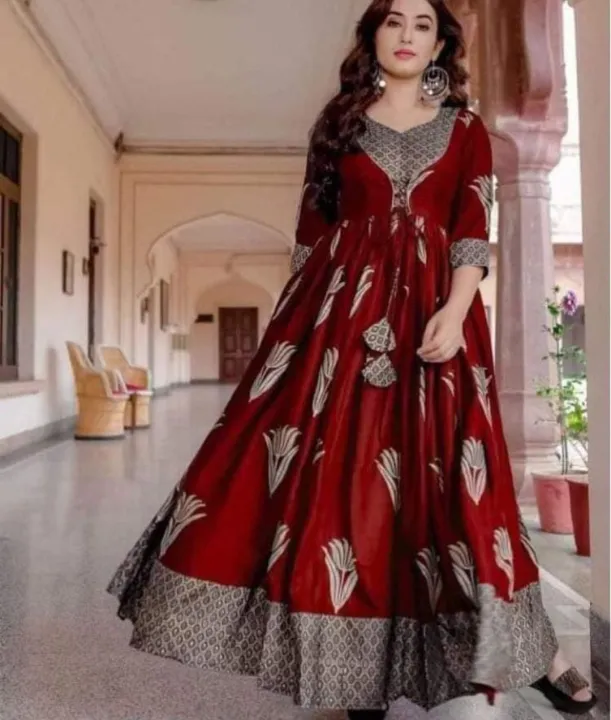 Dhan Shiri Gown - Linen Long-Length Dress, Available in Sizes 38-44 ...