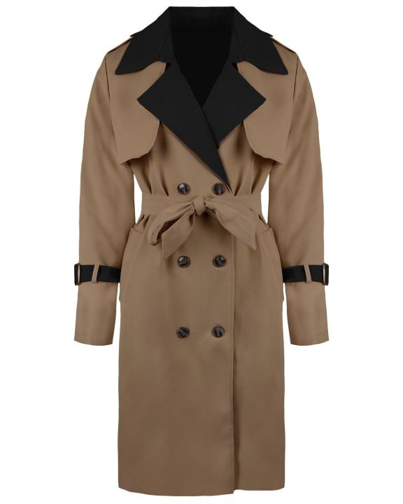 Double Colour Trench Coat For Women | Daraz.com.np
