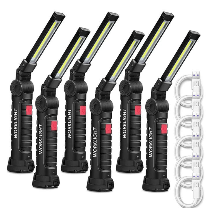 Folding Led Work Light Portable Led Rechargeable Light Waterproof ...