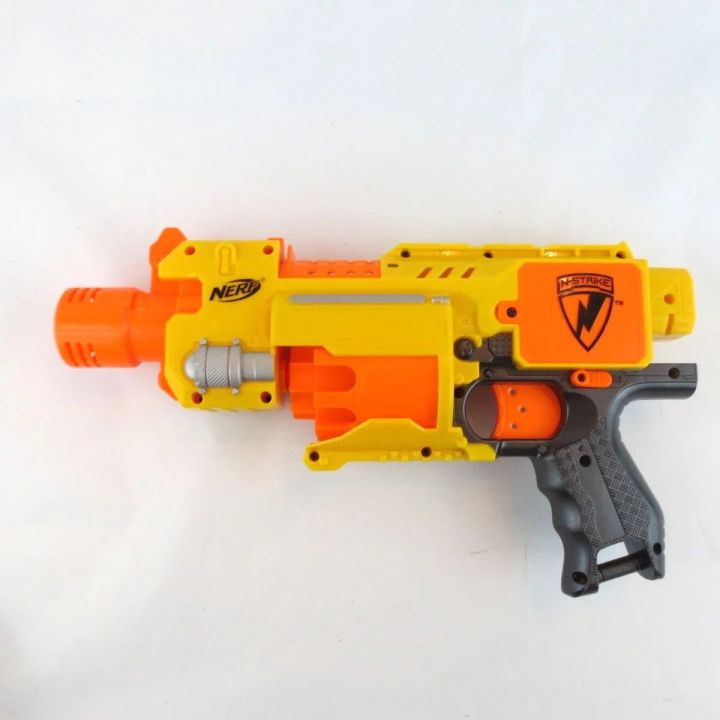 Nerf N-Strike Barricade RV-10 Semi Automatic Motorized Dart Blaster Gun ...