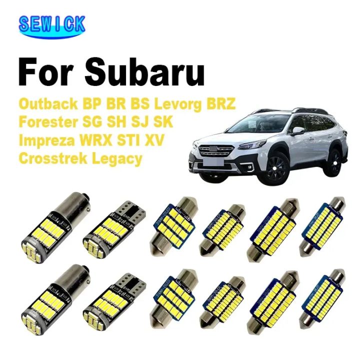 Car Led Bulbs Interior Light Kit For Subaru Outback BP BR BS Levorg BRZ ...