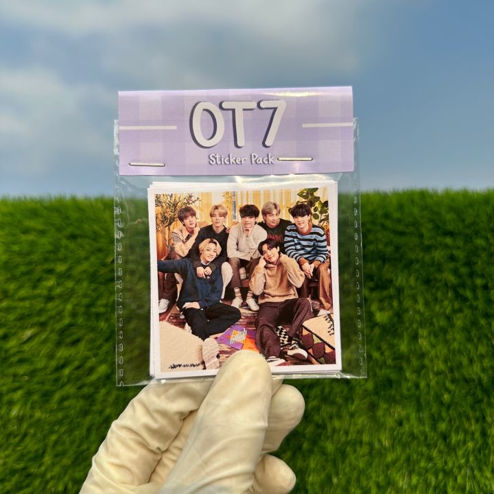BTS OT7 Sticker Pack - BTS Group Stickers - BTS Stickers | Daraz.pk