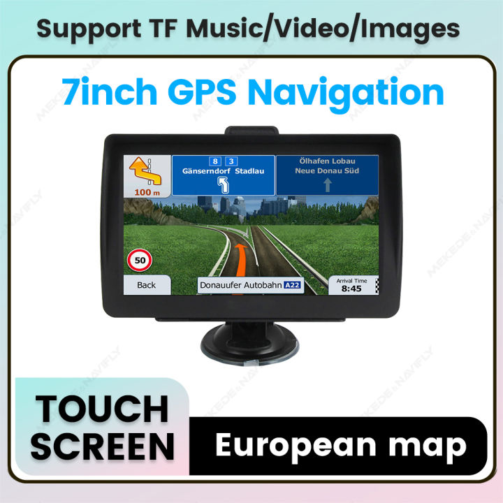 MEKEDE Android TOUCHSCREEN European map 7inch GPs Navigation BUILT-IN ...