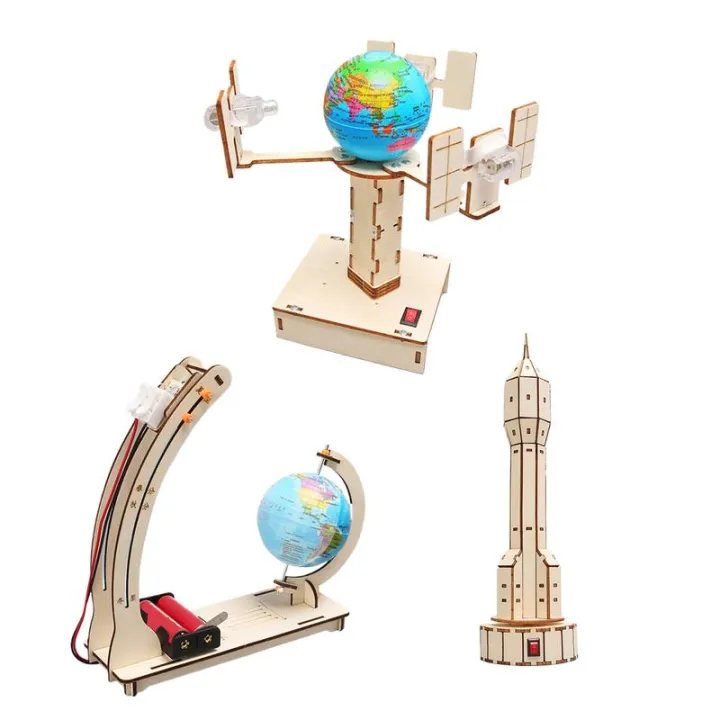 Scientific Model Kits satellite model, Rocket model, Assembling toy ...