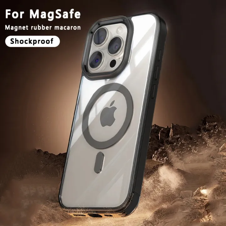 Luxury Magnetic Macaroon Cover Case For Apple Magsafe Iphone 16 13 12 ...