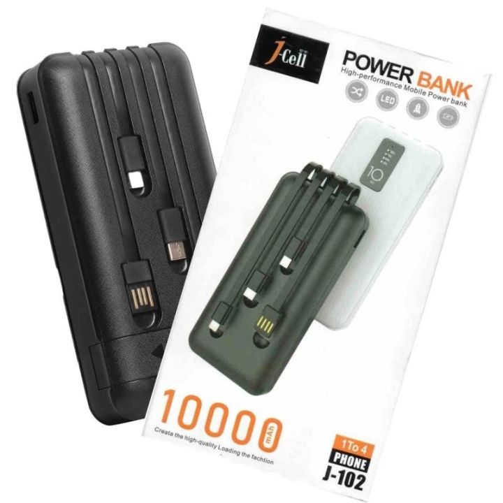J cell 102 power bank 10000 mAh | Daraz.pk