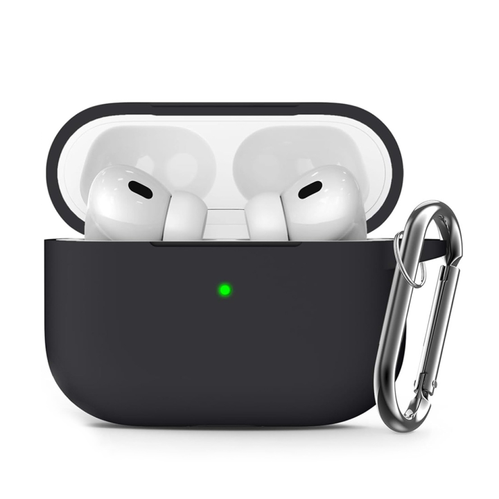 Soft Silicone Black White Shockproof Case For AirPods Pro 2nd Gen Pro ...