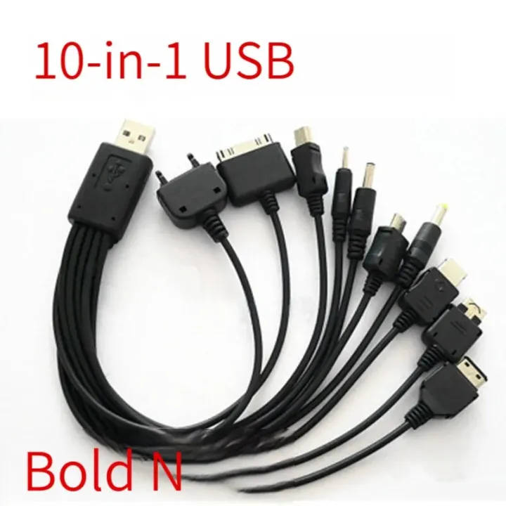 10 in 1 Multi-function USB Cable Cell Phone USB Charging Cable ...