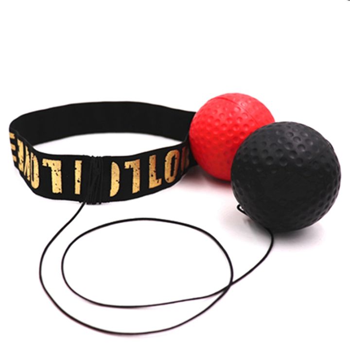1 Set Boxing Reflex Speed Punch Ball Sanda Boxer Raising Reaction Force ...