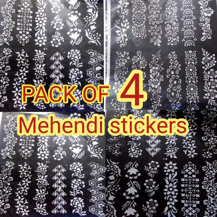 Mehndi sticker A4 size | Daraz.pk