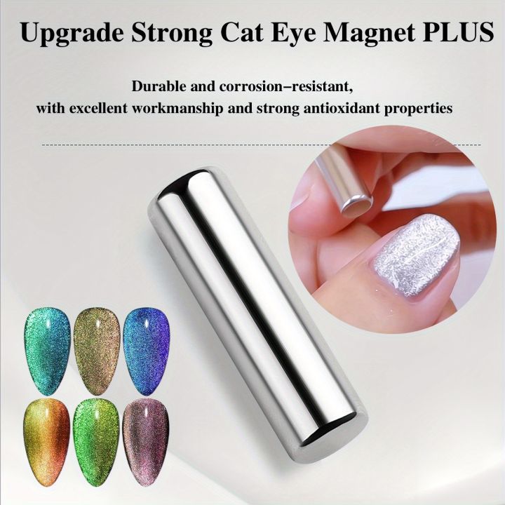 2.5x0.5cm Round Nail Art Cat Eye Gel Magnetic Pen for Gel Nail Polish ...