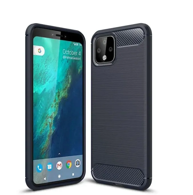 Google Pixel 4XL Case Carbon Fiber Shockproof Slim Fit Flexible ...