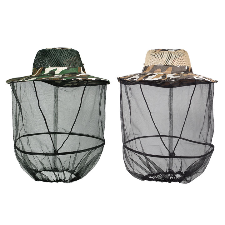 Fashion Unisex Foldable Mosquito Hat With Hidden Net Mesh Repellent ...