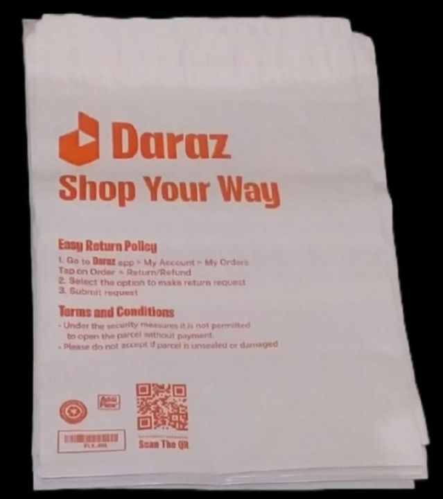 Small Daraz Flyers With Logo (10 x 12) 2 Inch Flap 10Pcs | Daraz.pk