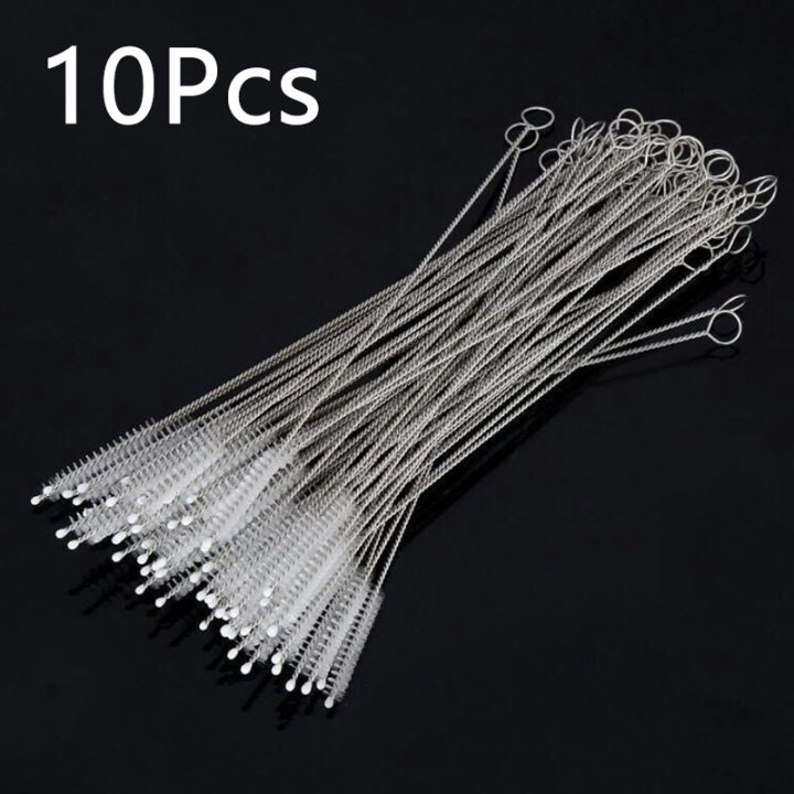 10Pcs Drinking Straw Cleaning Brush Kit Reusable Tube Pipe Cleaner ...